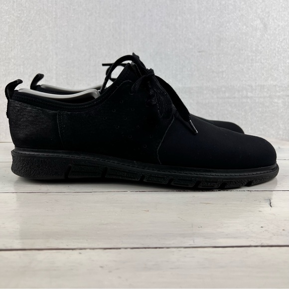 j.koda | Shoes | 486pte Jkoda Kade Black Leather And Textile Lace Up ...